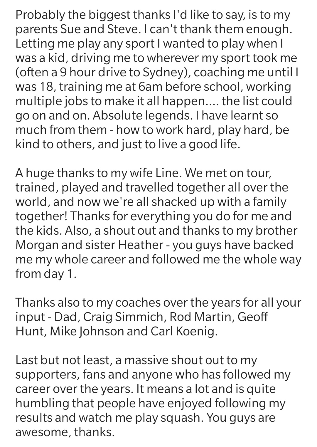 Cameron Pilley has retired… – SquashSite – all about Squash